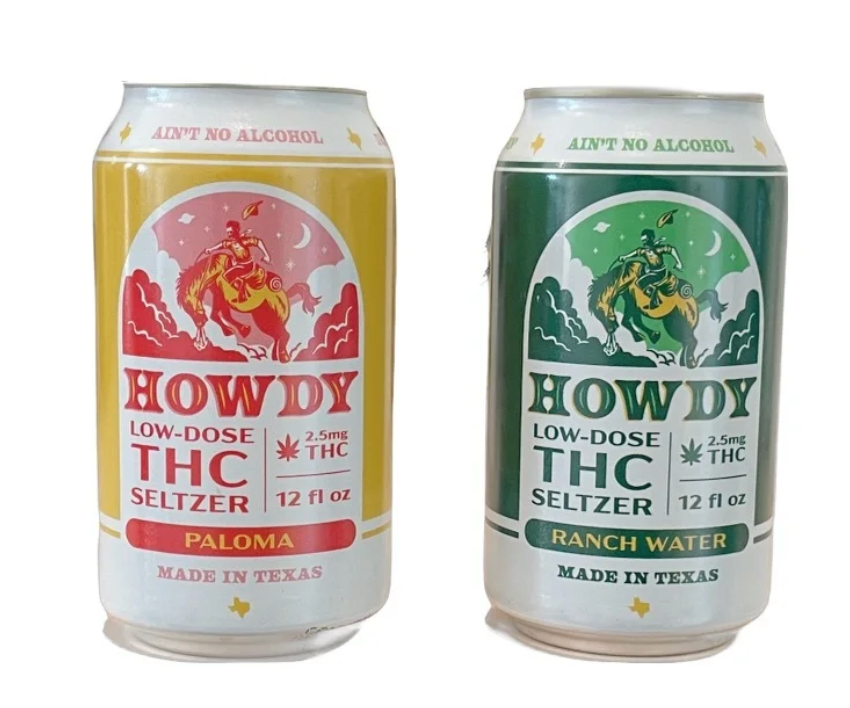 Howdy THC Seltzer- 5mg | greenery