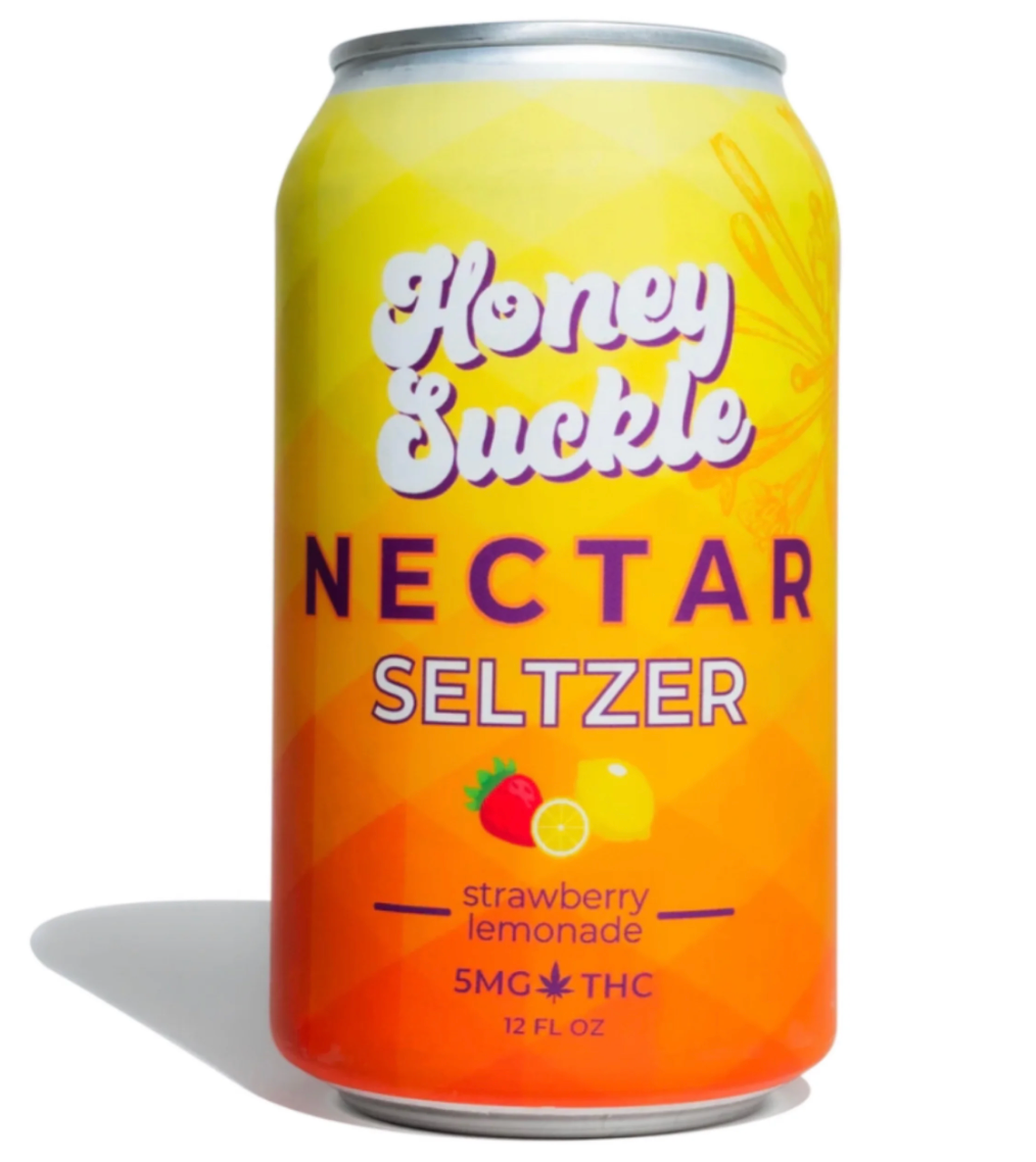 HoneySuckle Nectar Seltzer 5mg THC | greenery